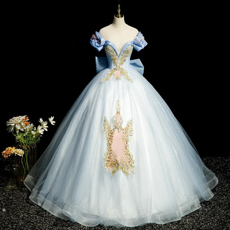 Elegant Princess Ball Gown Dress For Women on Luulla