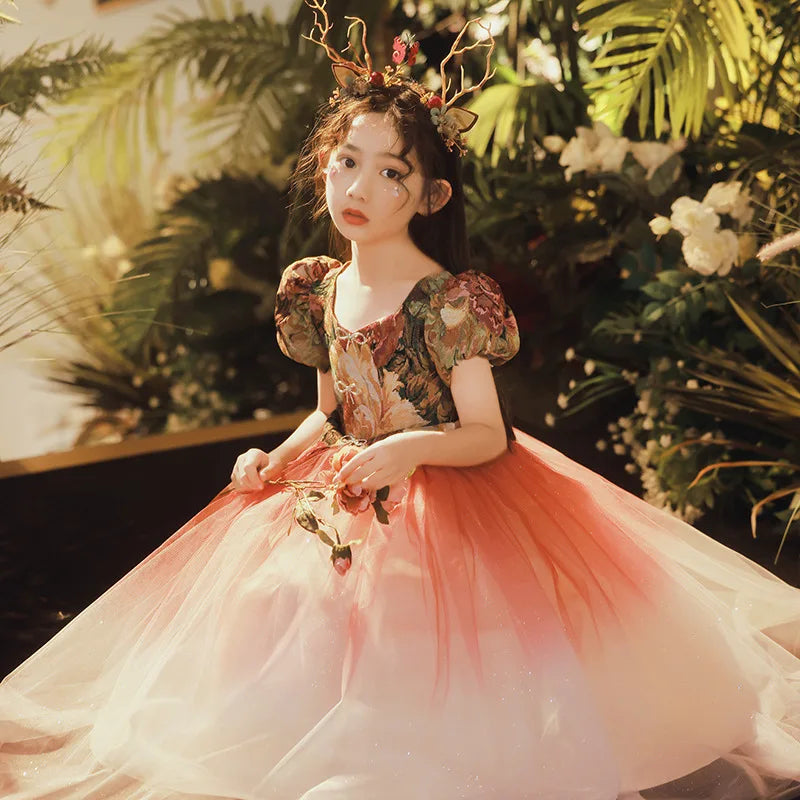 Enchanted Forest Princess Dress For Girls on Luulla